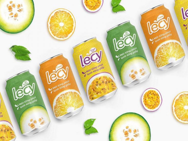 Mẫu thiết kế in ấn bao bì lon của Lecy đậm chất hè | Công Ty IN KALA